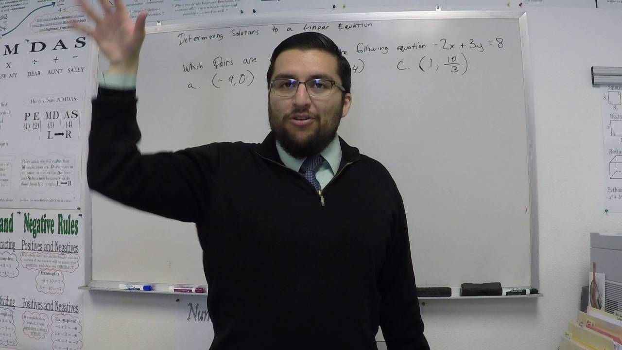 Linear Equations Part 1 Youtube