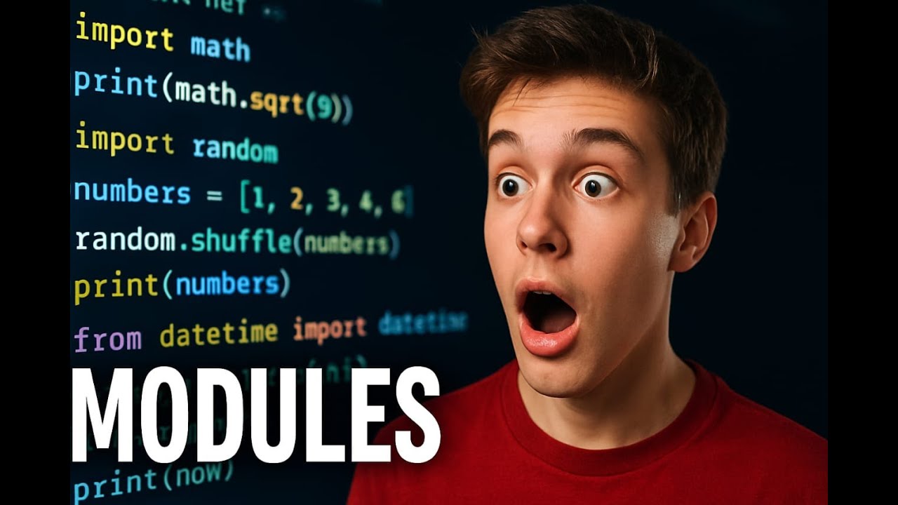 15 شرح الوحدات Modules في بايثون Python Modules Explained Youtube