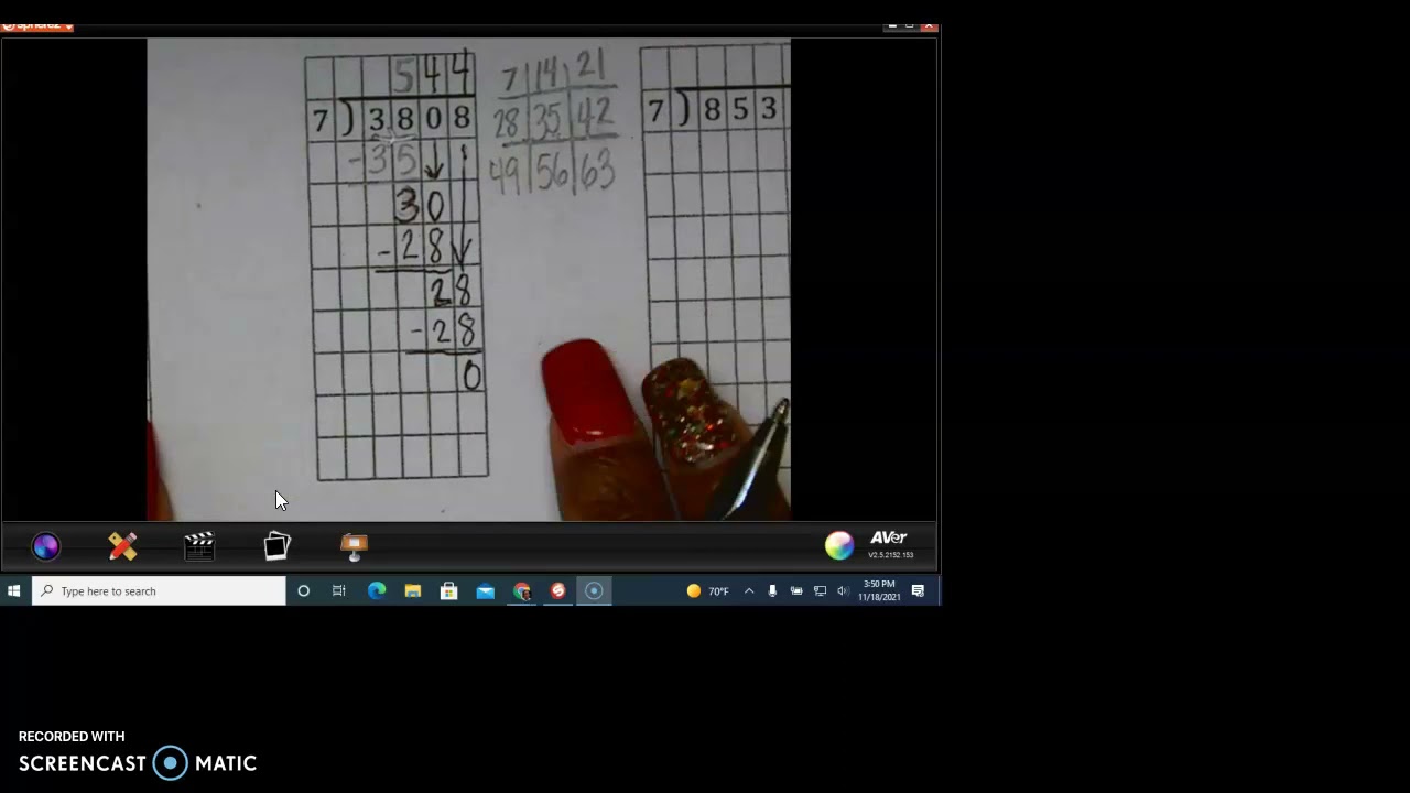Division Standard Algorithm Youtube
