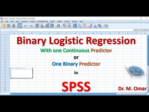 Binary Logistic Regression With One Continuous Or One Binary Predictor