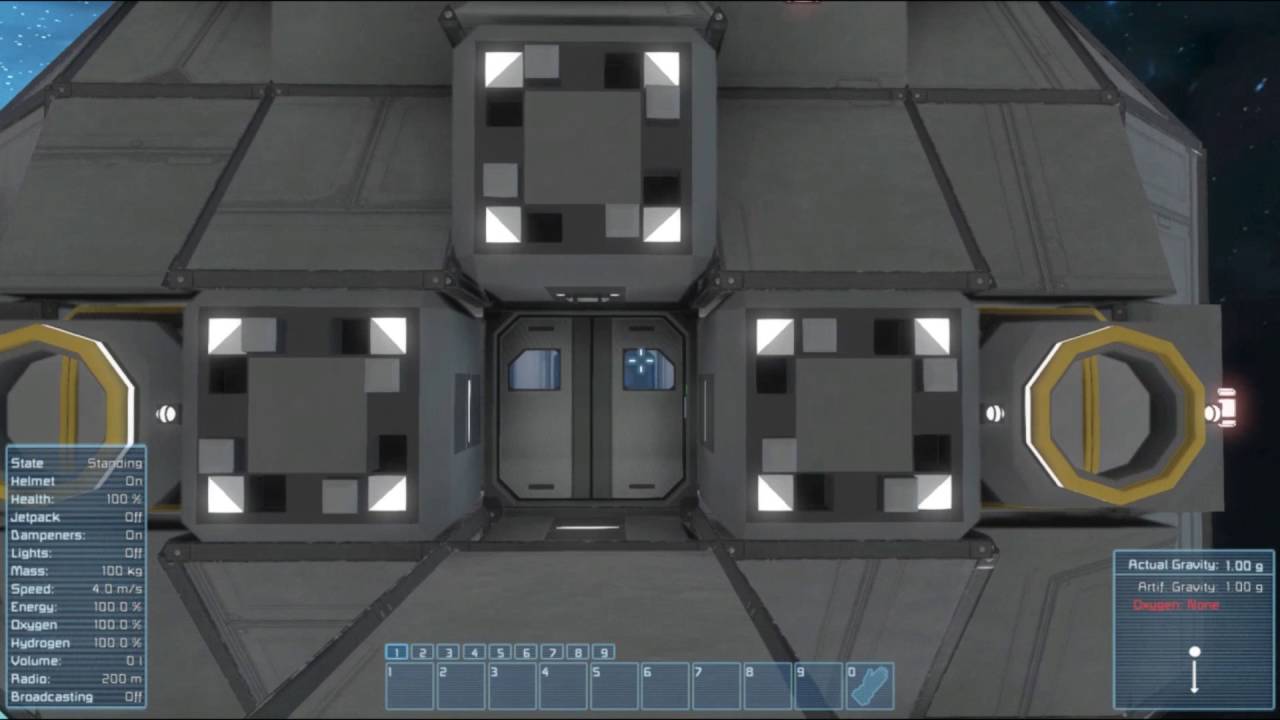 Space Engineers Automated Airlock Door Blueprint Youtube