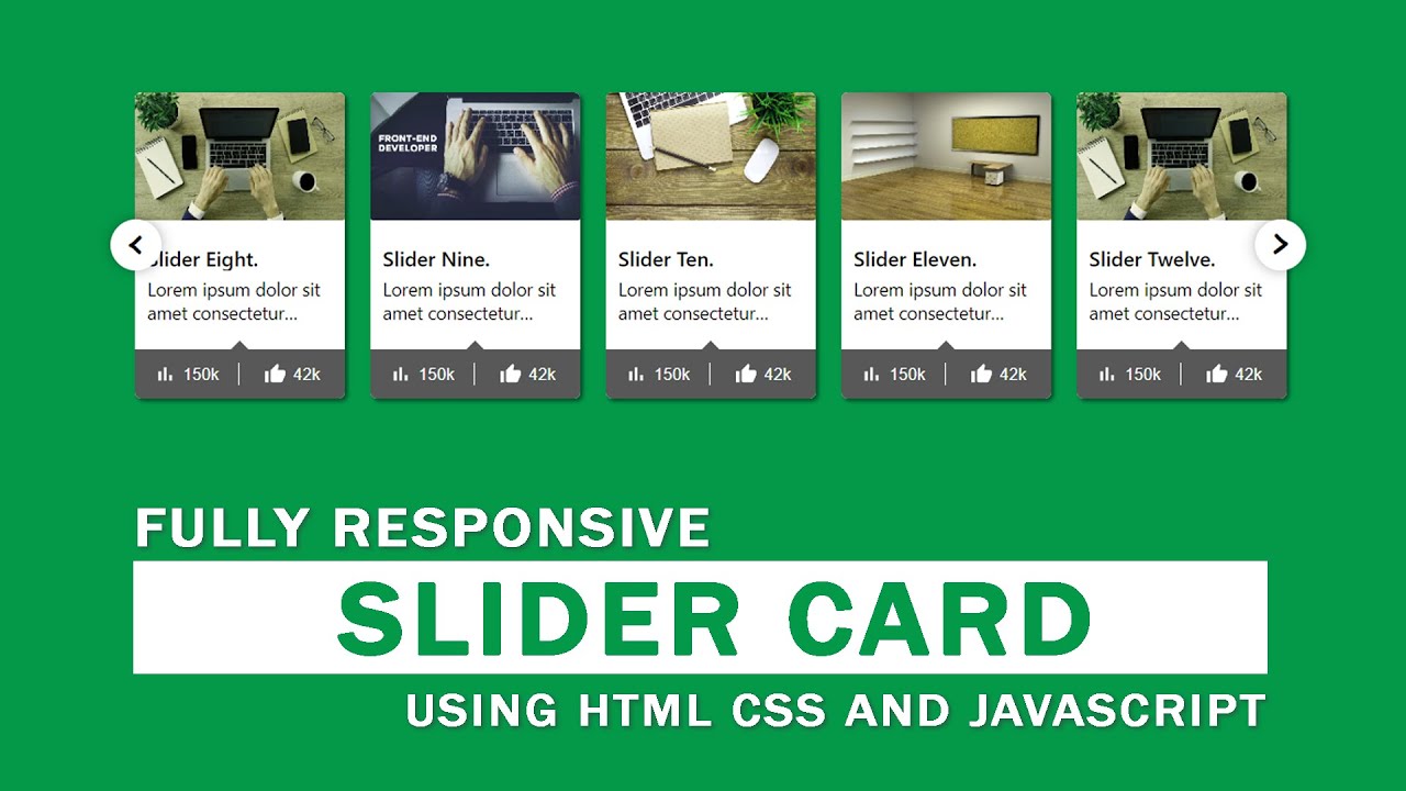 How To Create An Slider In Html Css And Javascript Slider In Html Css