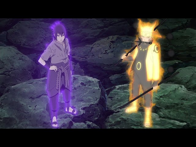 Sasuke And Naruto Fighting Madara
