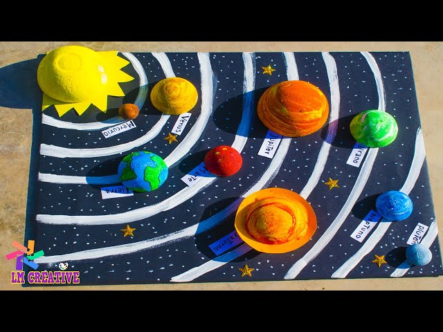 Maqueta Del Sistema Solar A Partir De Plastilina 46 Fotos Maqueta