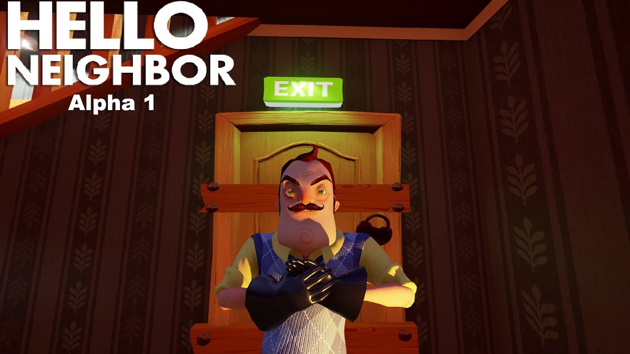 Hello Neighbor Alpha 1 Walkthrough Longplay No Commentary Youtube