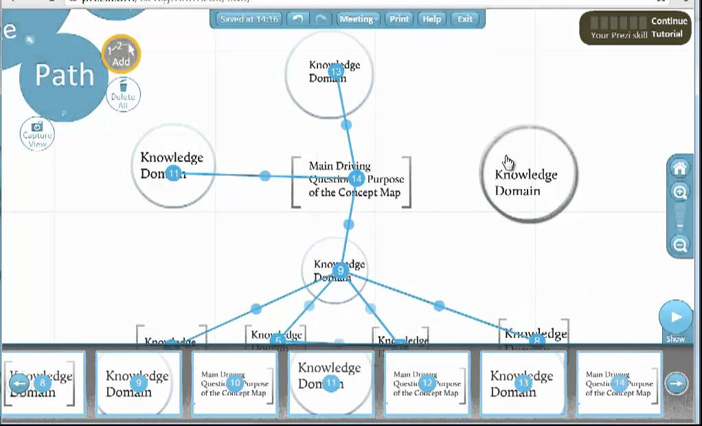 Prezi Concept Map Template