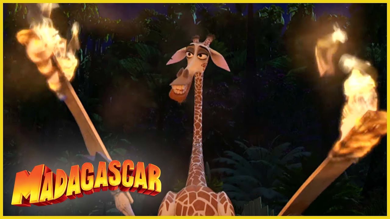Dreamworks Madagascar En Español Latino Melman Crea Fuego