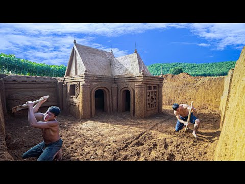 Build Modern Underground House With Million Dollar Swimming Pool Part