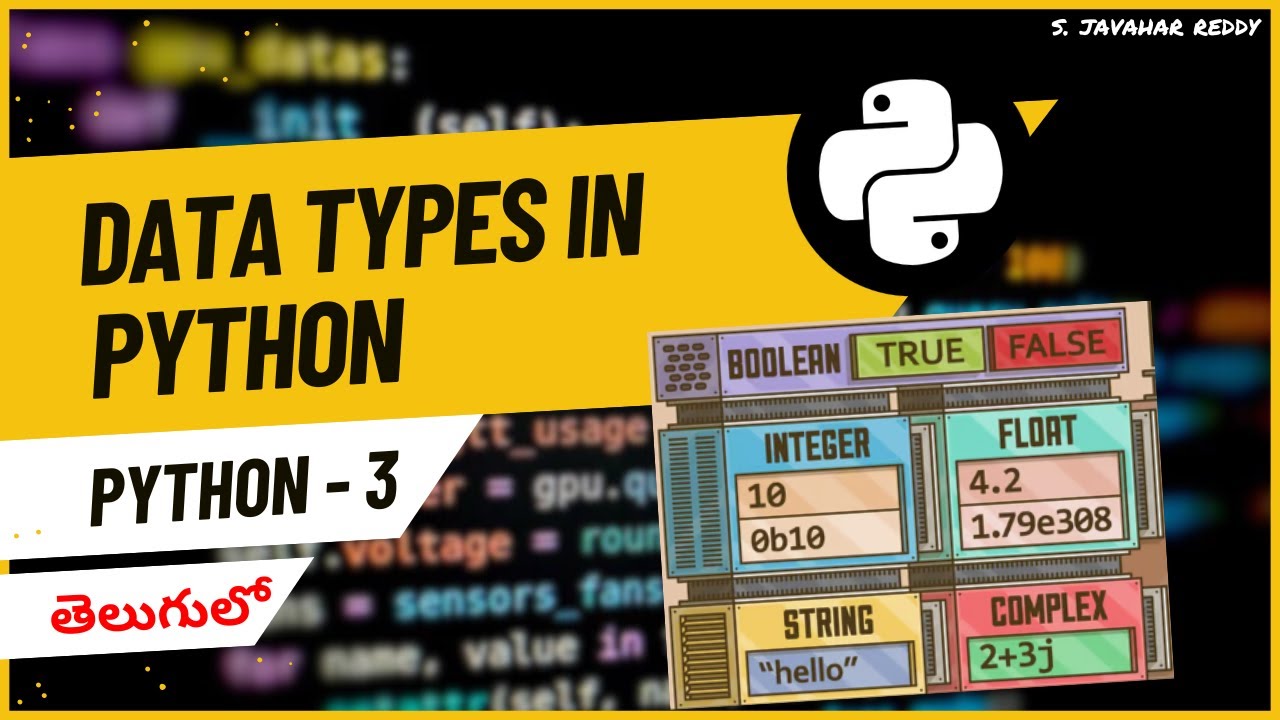 Data Types In Python In а а а іа ѓа а ѓ Python Tutorial 3 Youtube