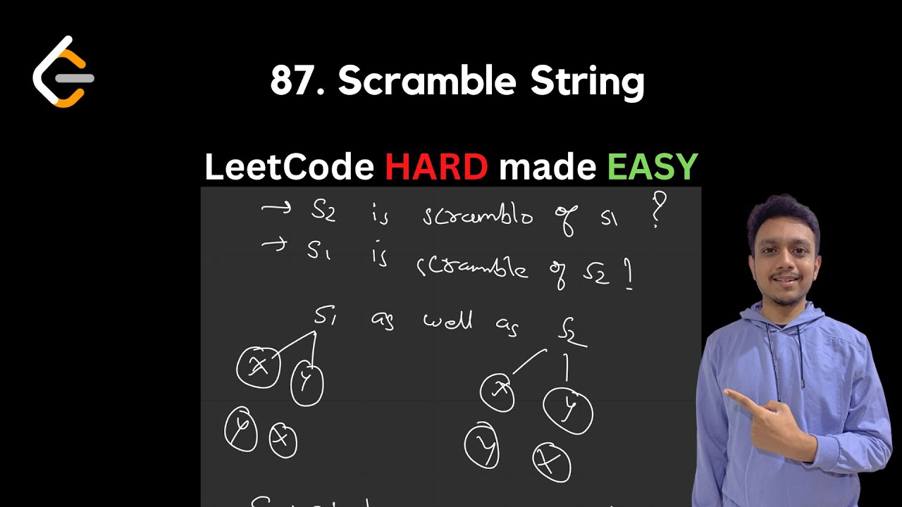 87 Scramble String Leetcode Daily Challenge Leetcode Potd Youtube