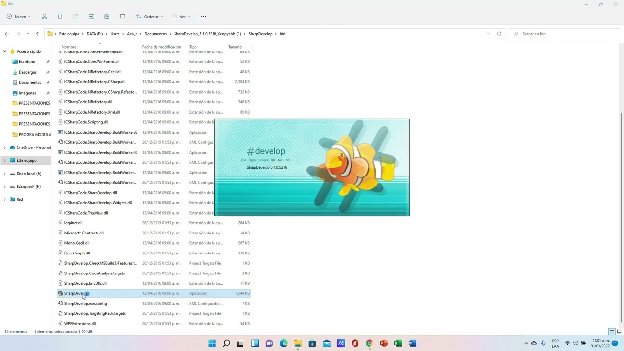 Instalar Sharpdevelop Y Primer Programa Youtube