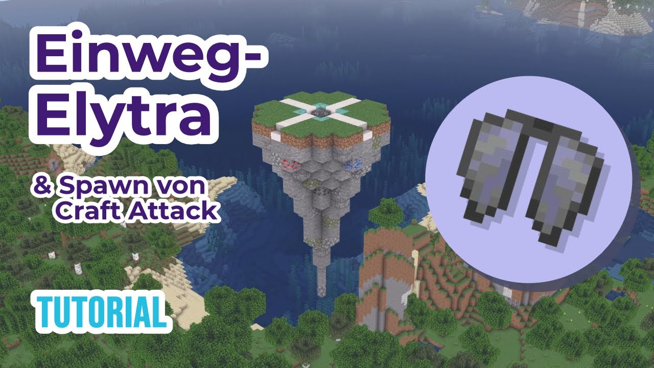 Einweg Elytra Craft Attack Spawn Tutorial Alte Version Youtube