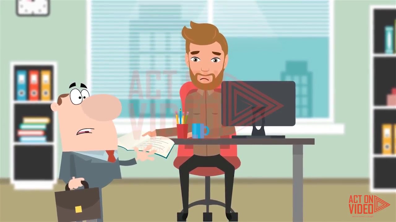 Finance Explainer Video 2d Cartoon Animation Accountant Youtube