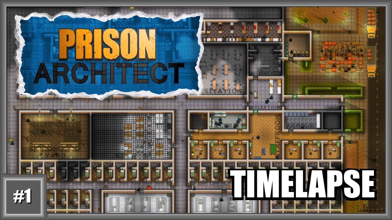 Timelapse Prison Build Prison Architect Youtube