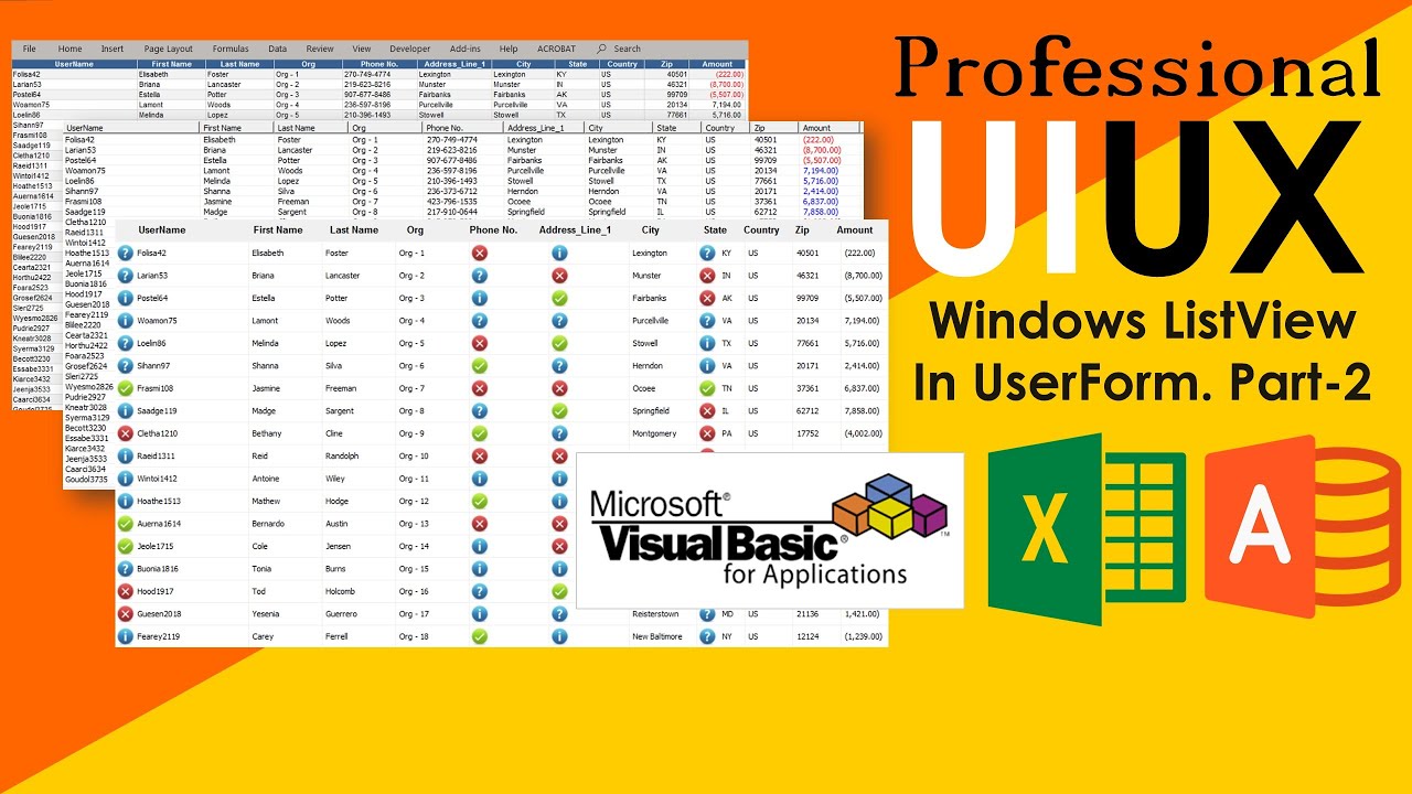 Listview Vba Excel Display Gibberish In Vba Listview Instead Of