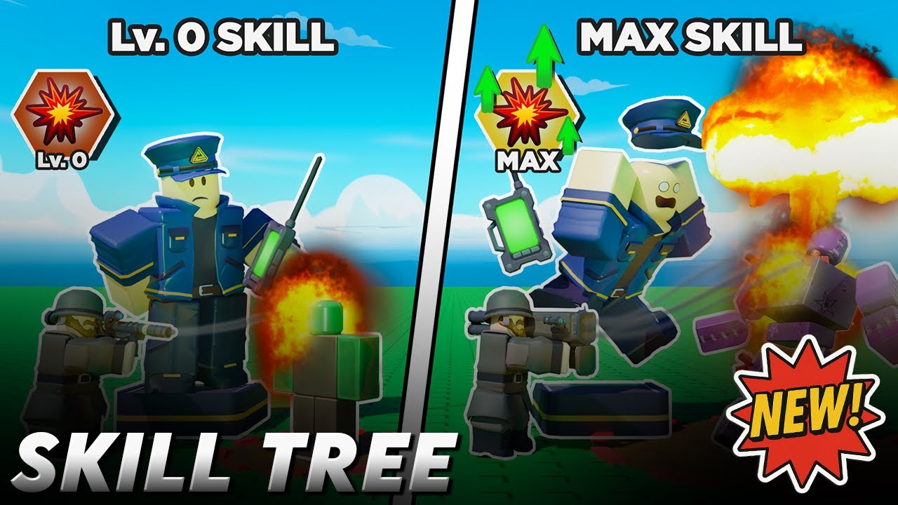 Skill Tree Trailer Tower Defense Simulator Youtube
