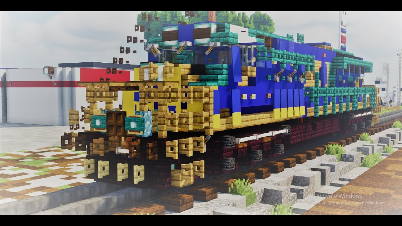 Minecraft Csx Et44ah Tier 4 Gevo Diesel Locomotive Tutorial Youtube