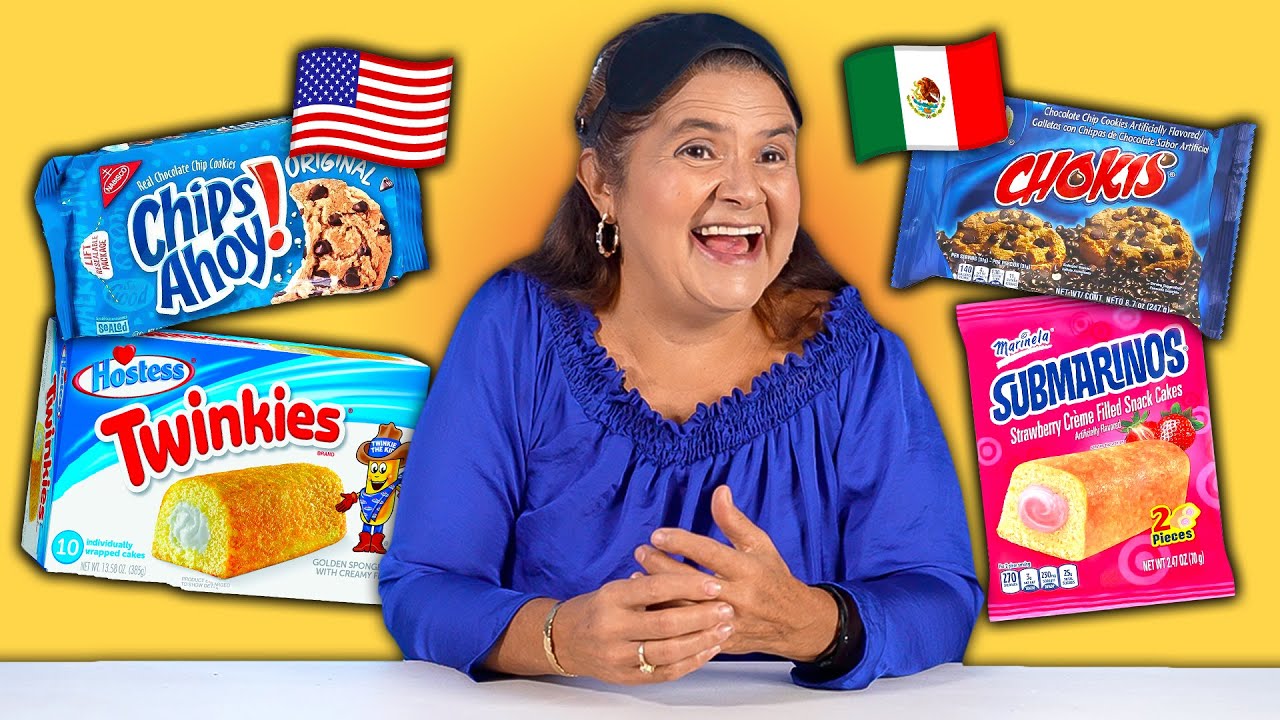 Can They Taste The Difference Mexican Vs American Snacks 2 Youtube