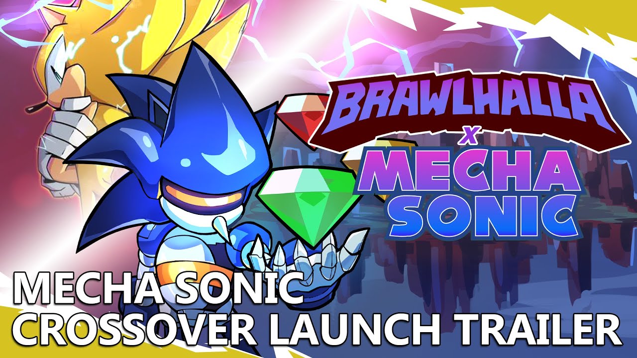 Brawlhalla X Mecha Sonic Crossover Mod Trailer Youtube