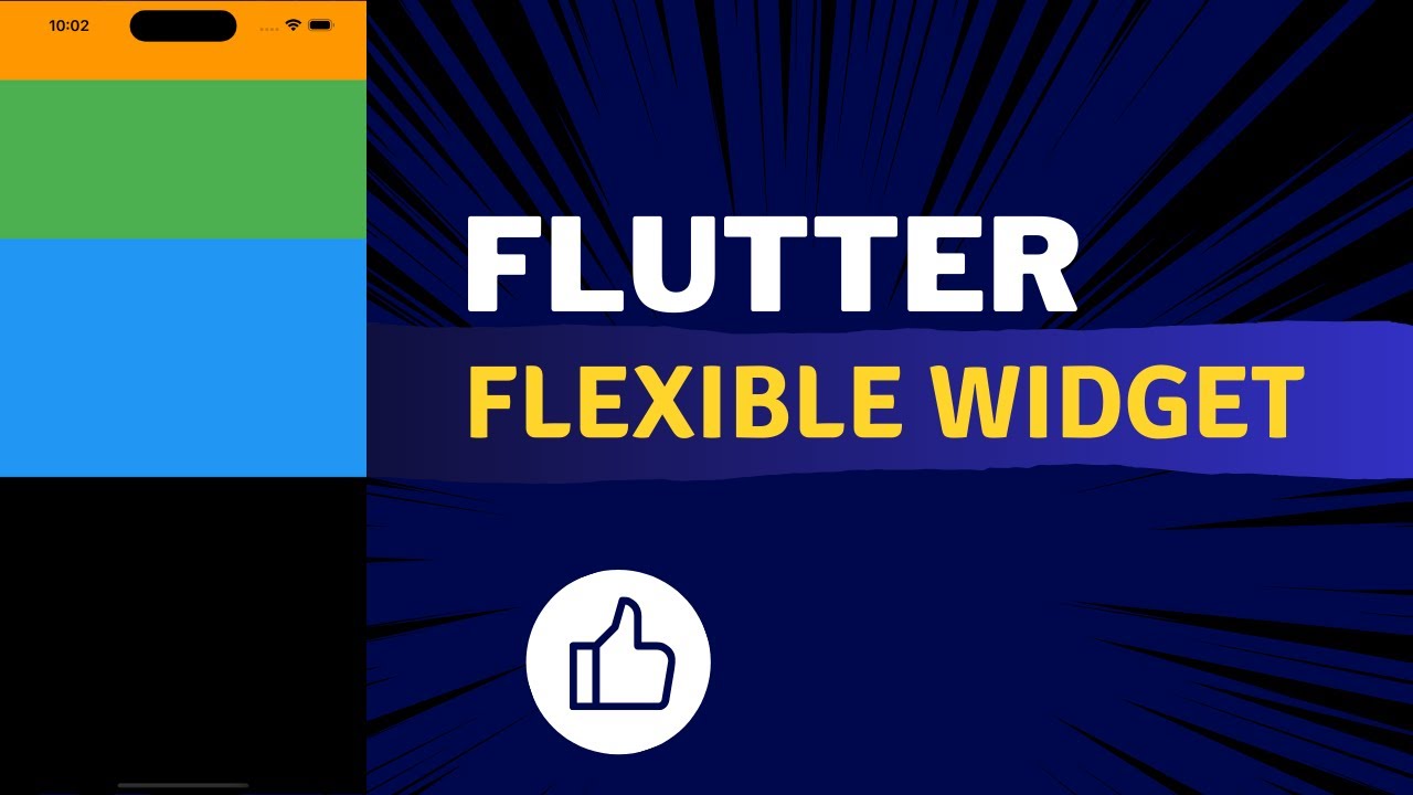 Flutter Flexible Widget Youtube