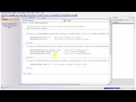 Visual Basic Guessing Game Part 1 Youtube
