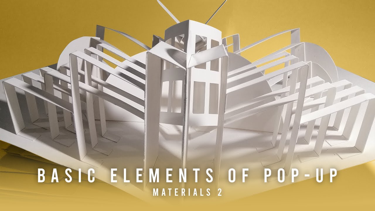 Flipthrough Pop Up Book Basic Elements Of Pop Up Youtube