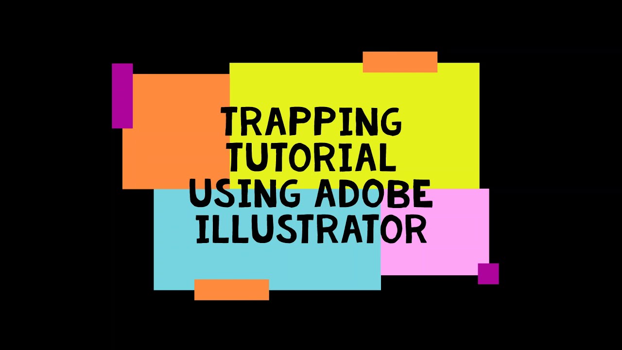 Trapping Tutorial Using Adobe Illustrator Prepress Youtube