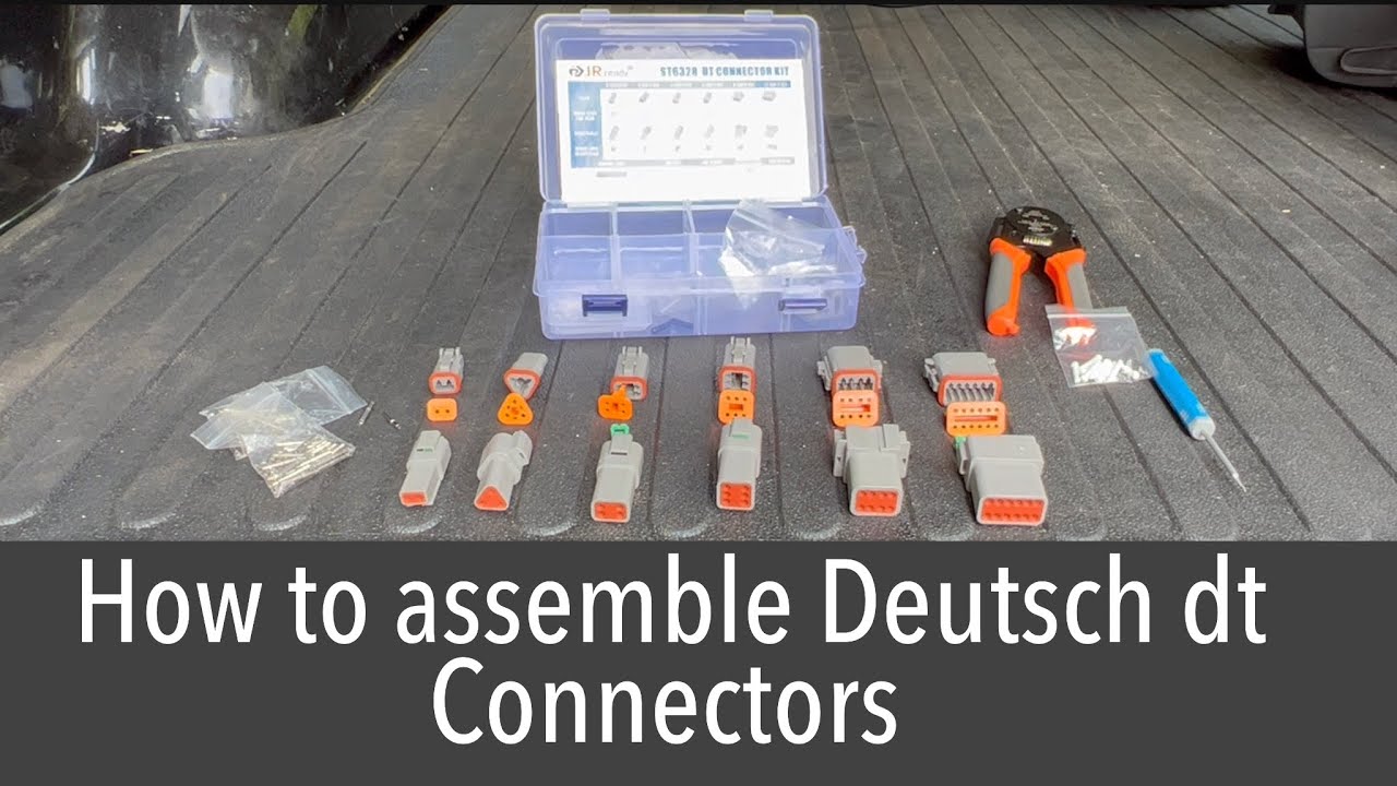 How To Connect Wire To Deutsch Connectors At Clarence Turner Blog