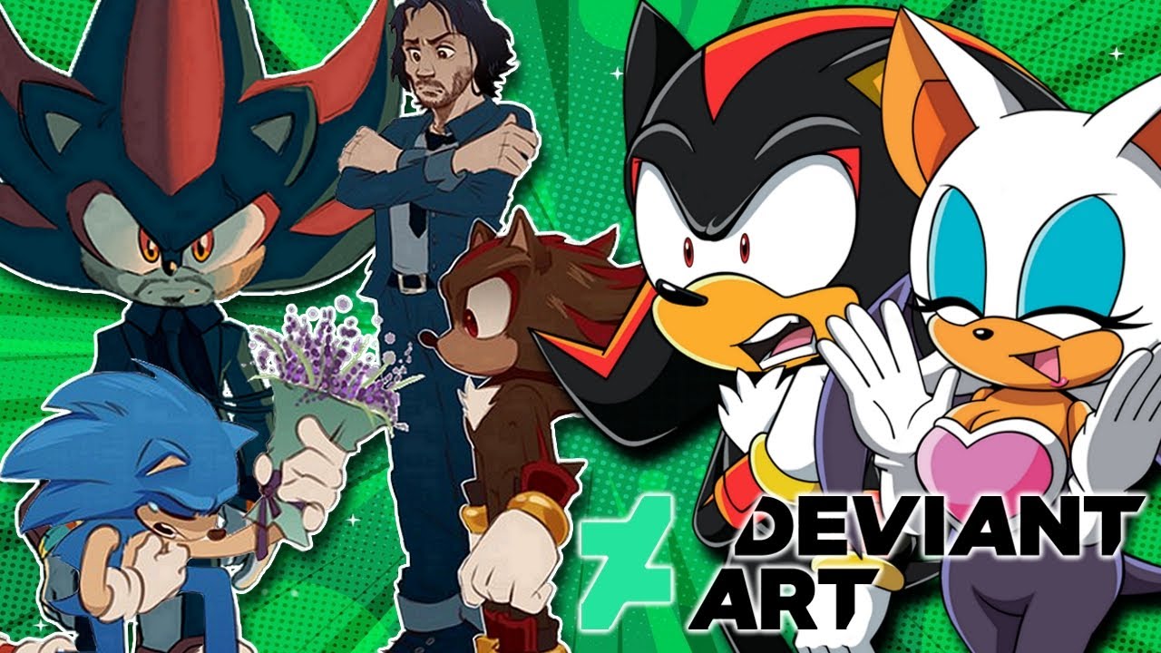 Shadow Wick Shadow Rouge Vs Deviantart Sonic Movie 3 Fan Art