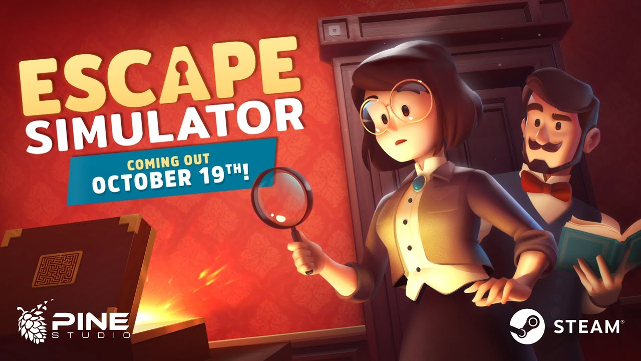 Escape Simulator Release Date Announcement Trailer Youtube