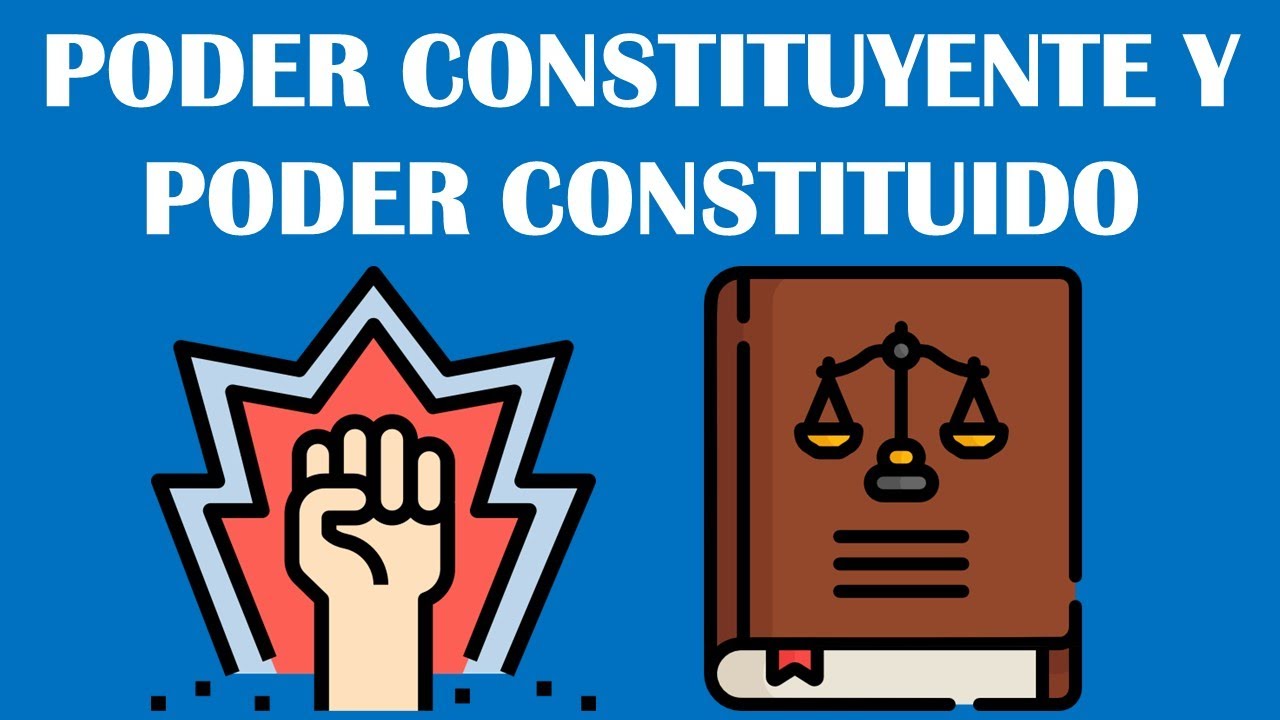 Poder Constituyente Y Poder Constituido Derecho Constitucional Youtube