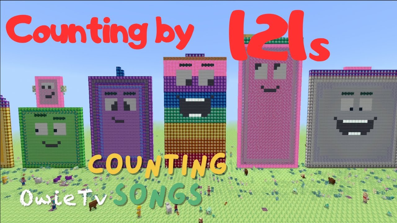 Counting By 121s Song Minecraft Numberblocks Counting Song Math And