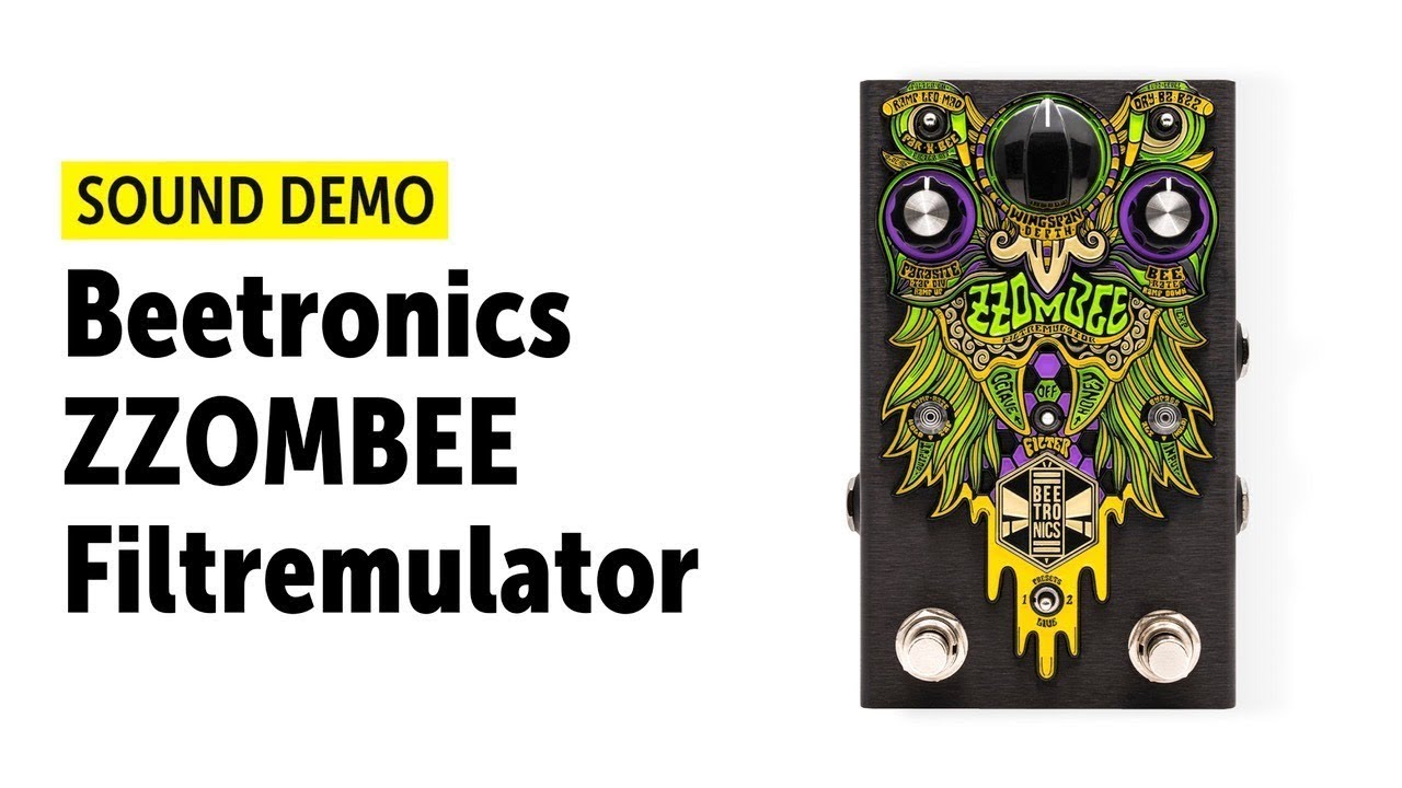 Beetronics Zzombee Filtremulator Sound Demo No Talking Youtube