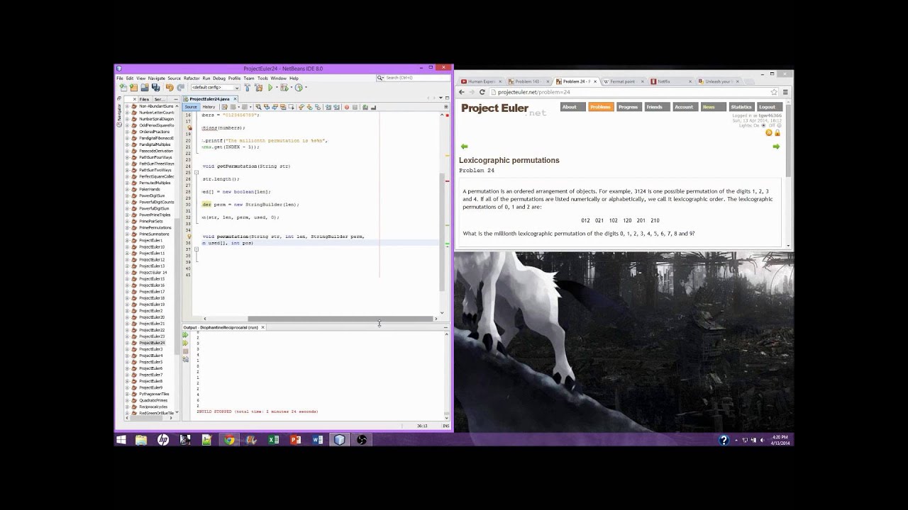 Project Euler Problem 24 Youtube