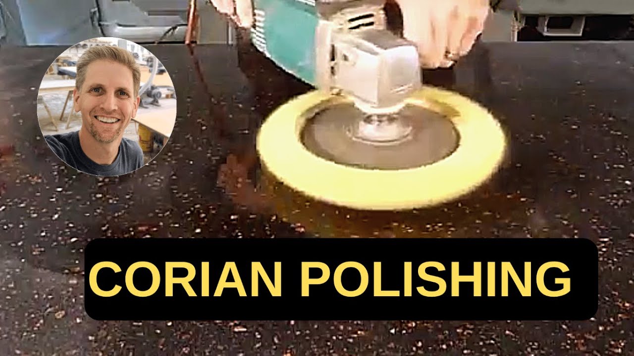 How To Solid Surface Countertop Finishing And Polishing Part 2 Youtube