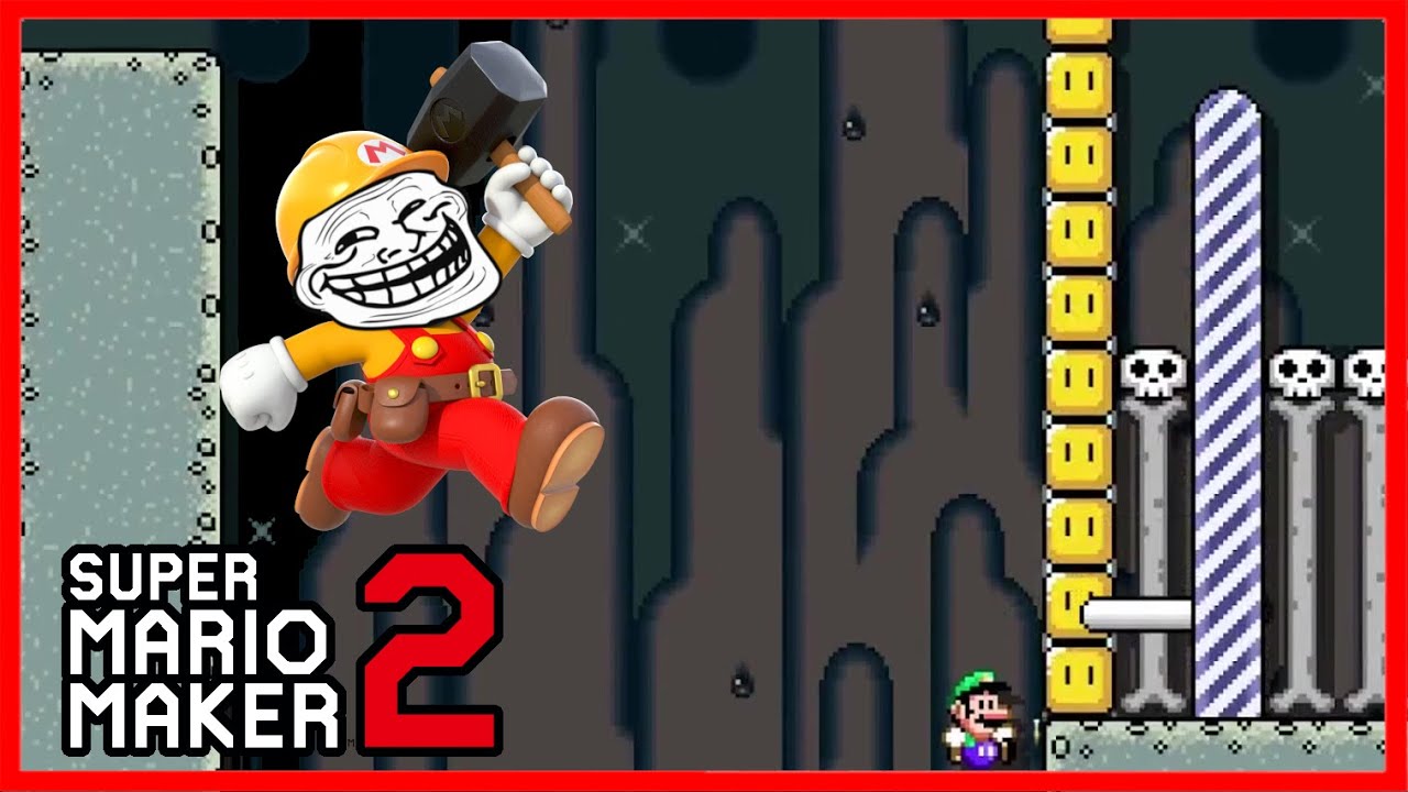 Coming Up Short Super Mario Maker 2 Troll Trolls By Kiki117 Youtube