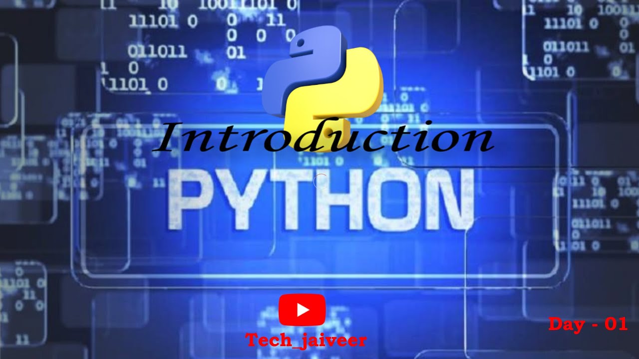 Introduction To Python Day 1 In Hindi Youtube