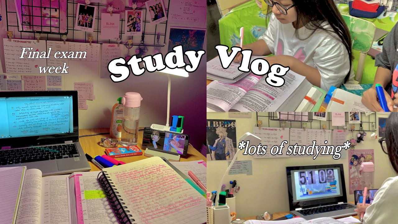 Study Vlog рџ љ Final Exam Week Lots Of Studying Studyvlog Youtube