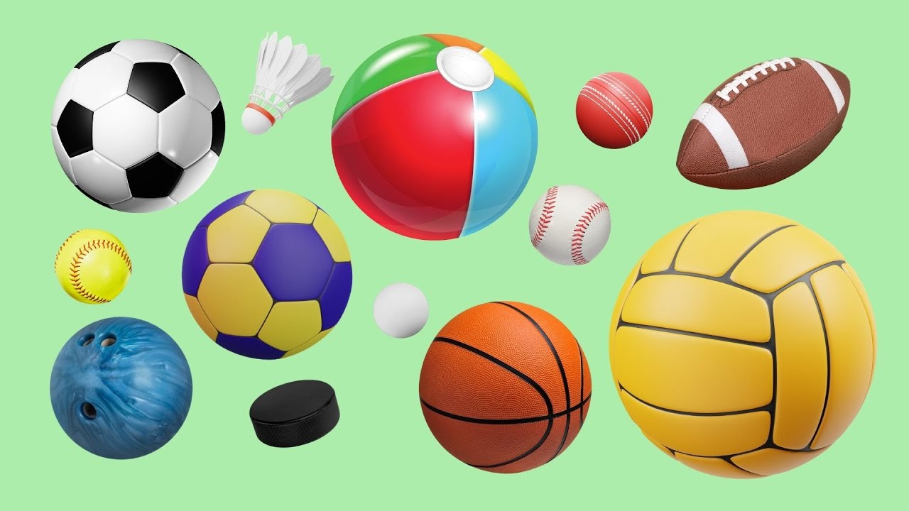 English Learning Sports Balls For Children Youtube