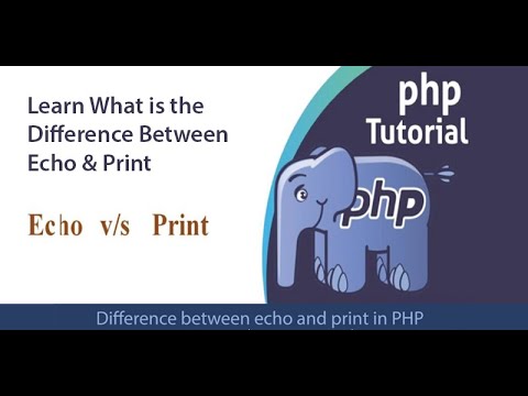 Difference Between Echo And Print In Php In Urdu Hindi Learncodeweb
