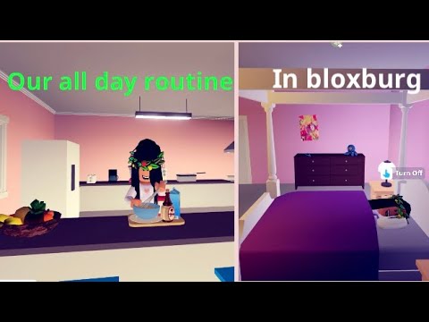 Our All Day Routine In Roblox Bloxburg Roleplay How Play Bloxburg