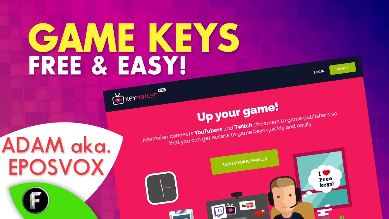 Easy Game Keys W Keymailer Youtube