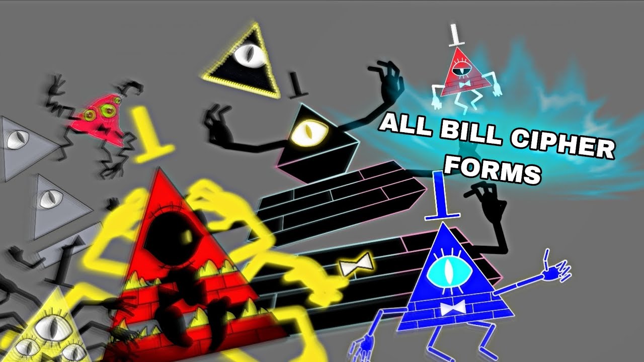 All Bill Cipher Forms Dc2 Animation Youtube