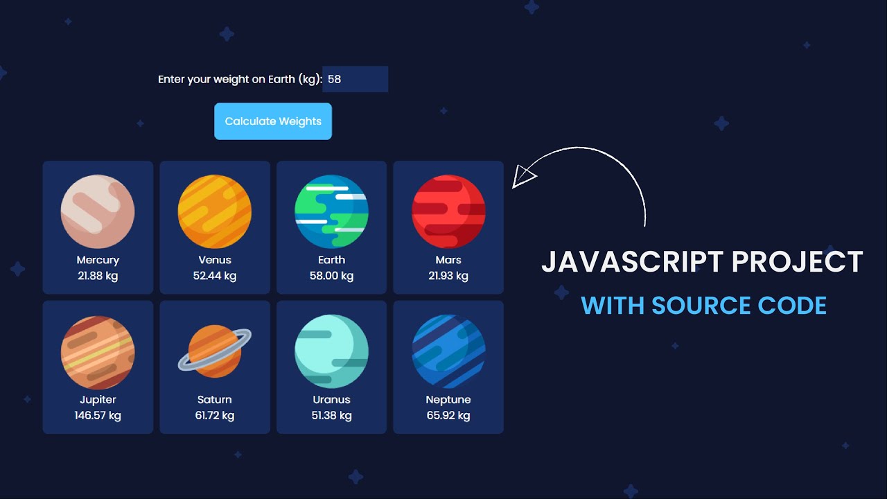 Javascript Project With Source Code For Intermediates Youtube