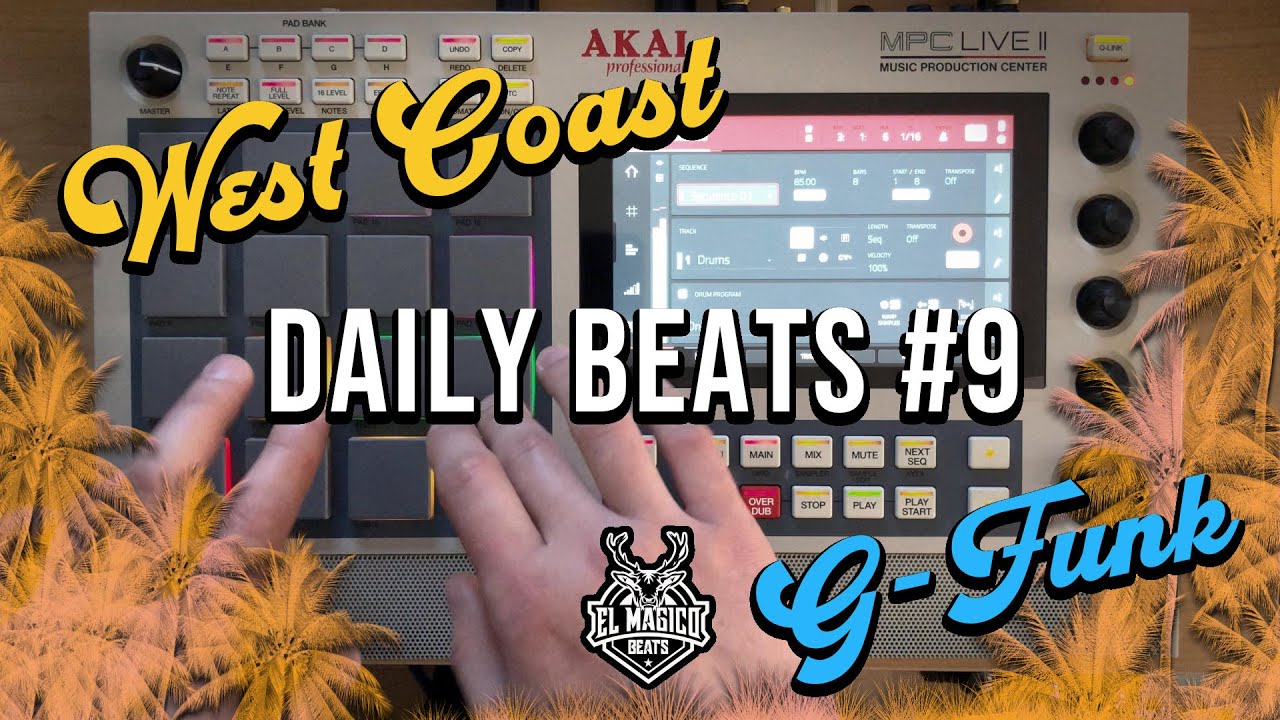 Daily Beats 9 Making West Coast G Funk Beat With Mpc Live Ii Rhodes