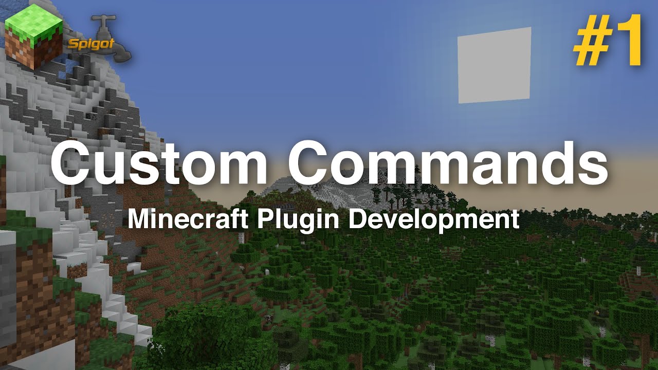 Minecraft Plugin Development Custom Commands 1 Youtube