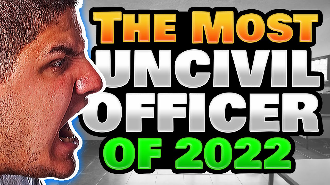 Unhinged Unprofessional Cop Loses All Control Youtube