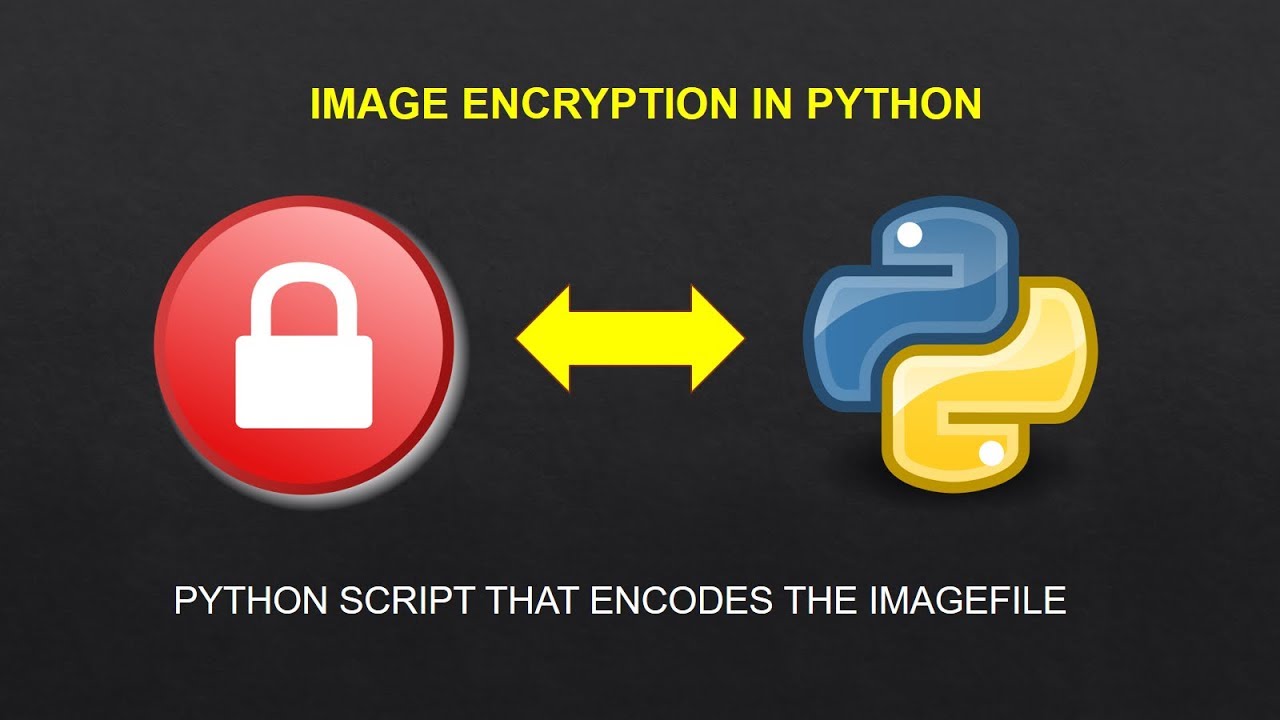 How To Do Image Encoding Using Python Python Tutorials Youtube