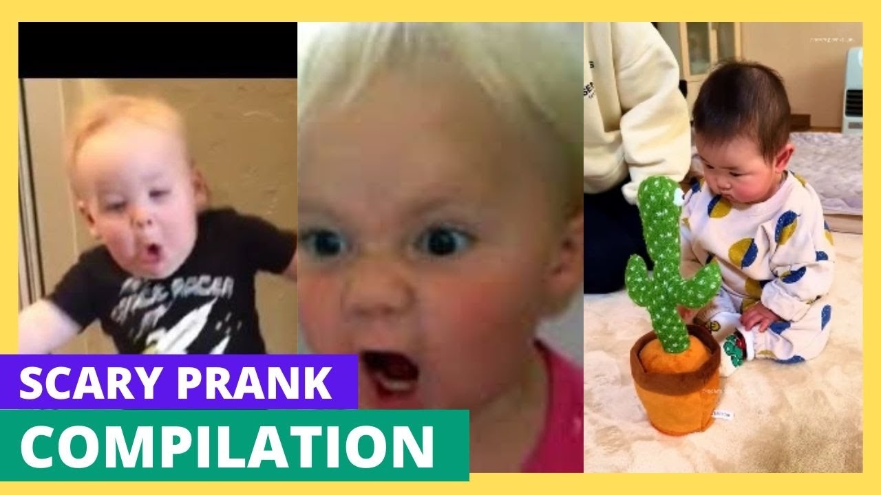 Scary Pranks With Kids Compilation2025 Funny Kids Reaction When Scared