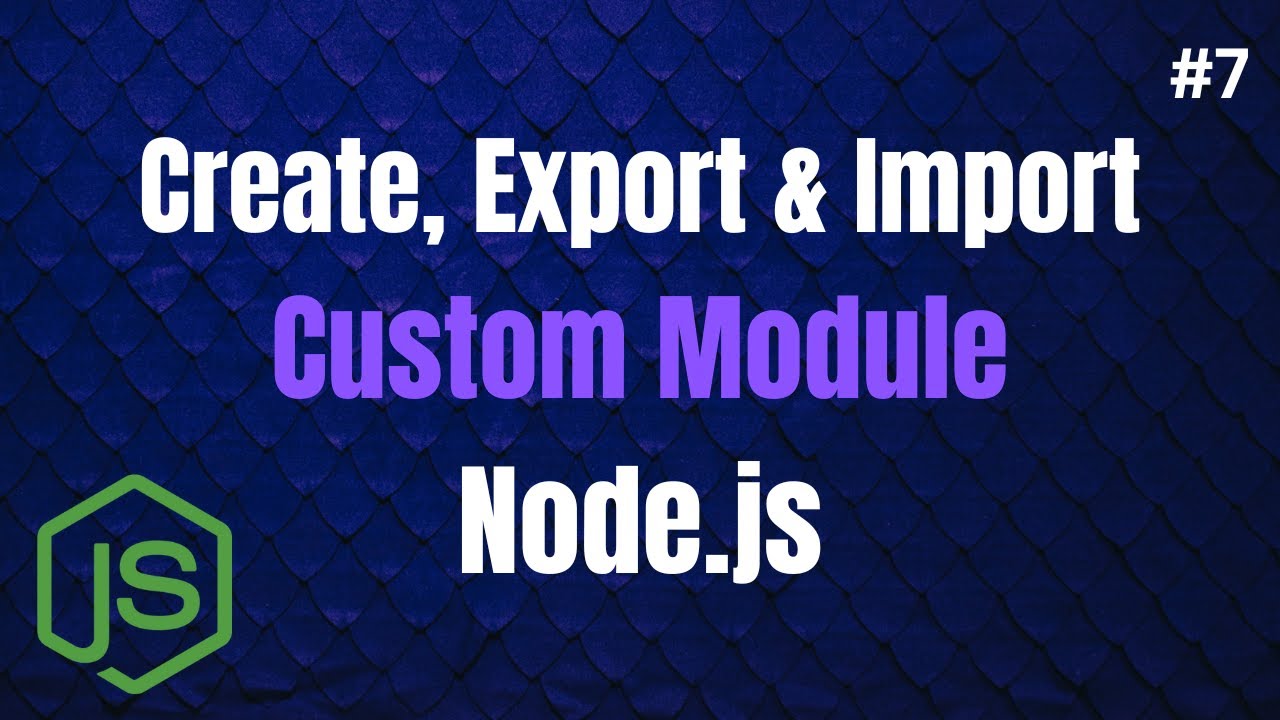 How To Create Export And Import Module In Node Js How To Export